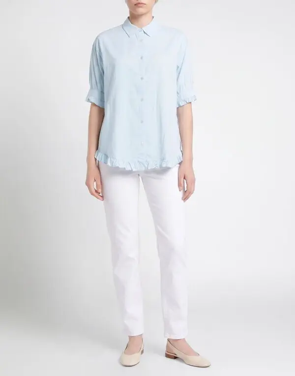 True Religion Short Sleeve Poplin Shirt - Blue