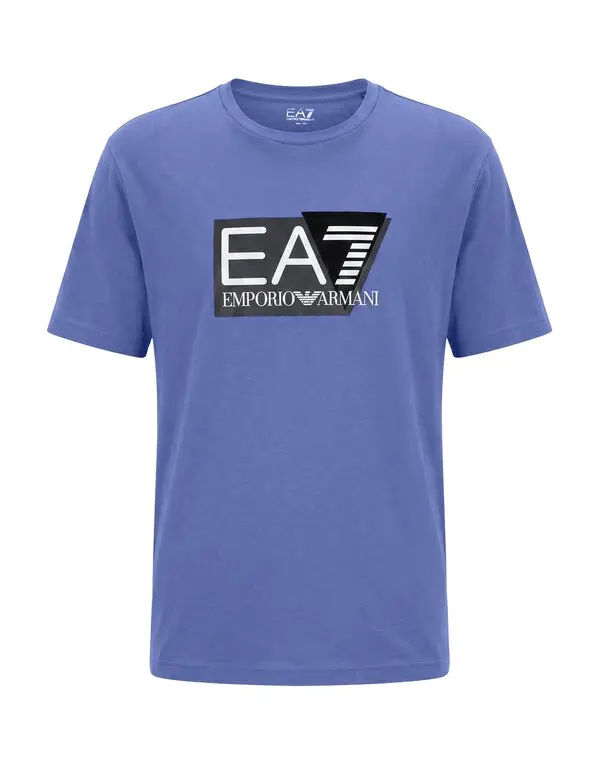 EA7 T-shirt Size Cotton - Blue