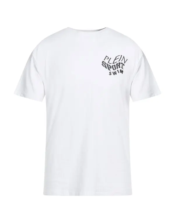 PLEIN SPORT T-shirt Size Cotton, Elastane - White