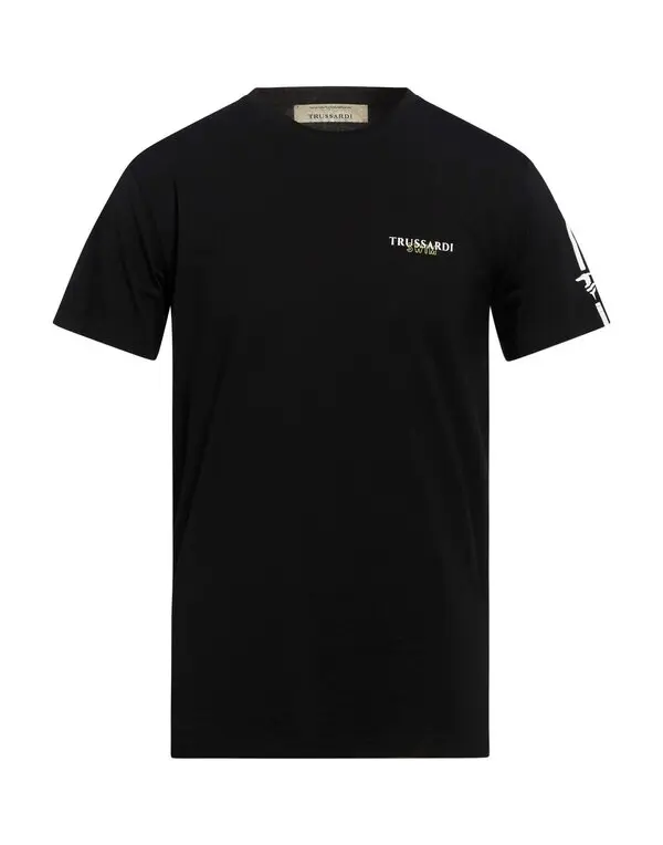 TRUSSARDI T-shirt Size Cotton, Elastane