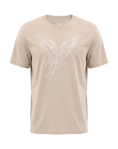 Armani Exchange T-shirt Size Cotton - Beige