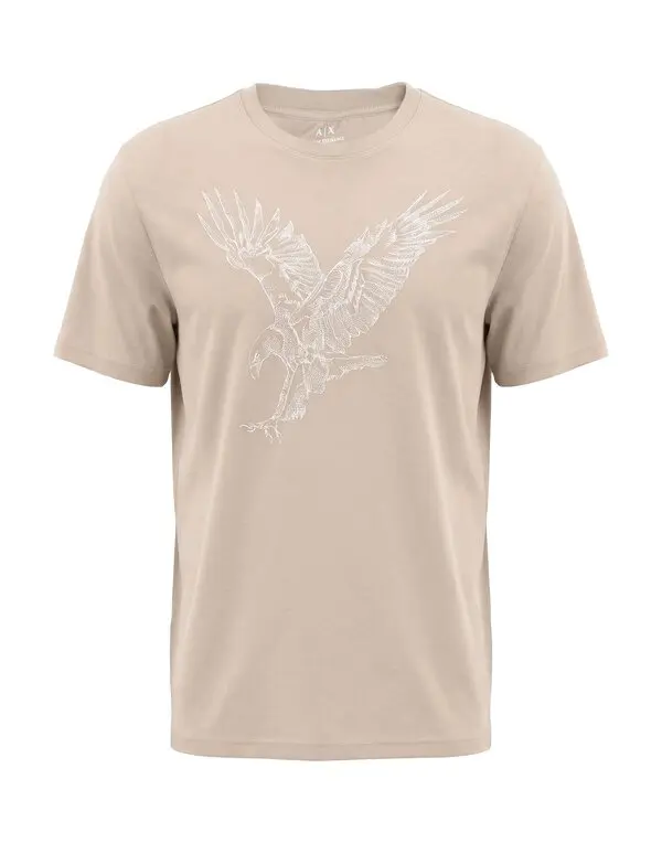 Armani Exchange T-shirt Size Cotton - Beige