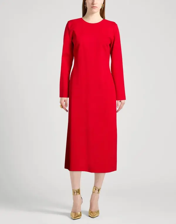 Liviana Conti Long Sleeve Midi Dress