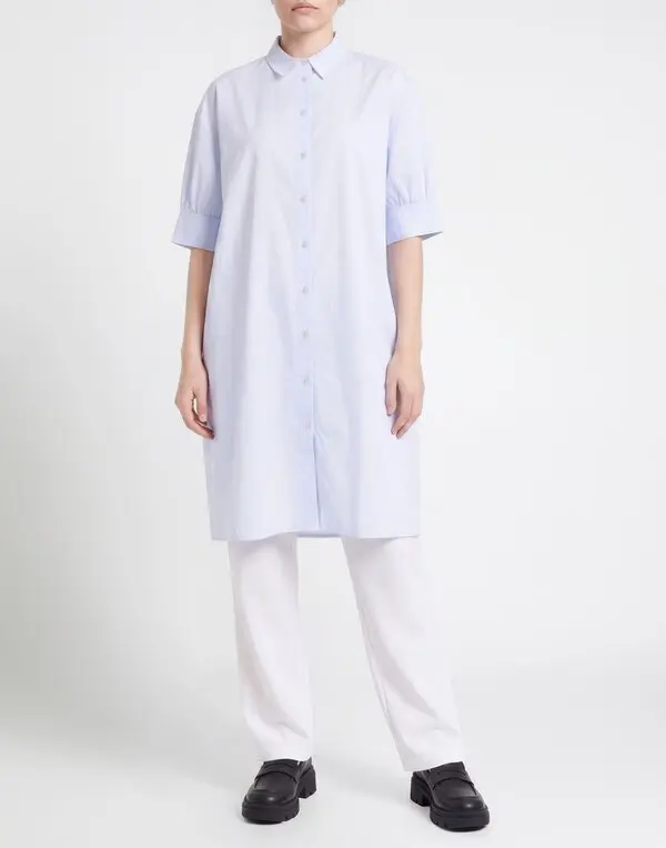 True Religion Sky Cotton Shirt Dress - Blue