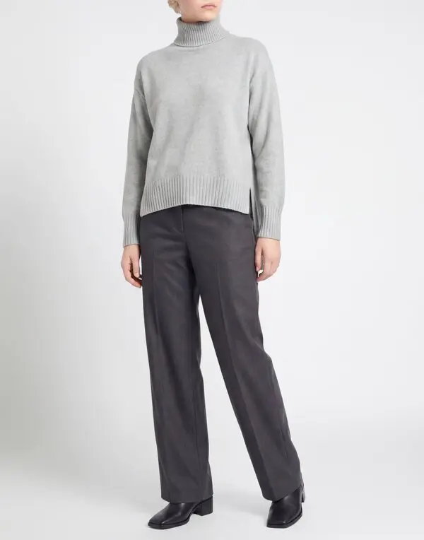 PALTO' Turtleneck Cashmere - Grey