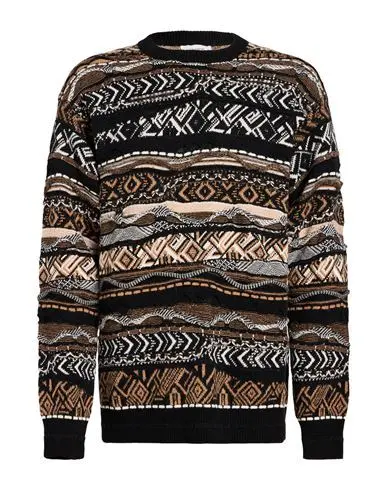 LANEUS Sweater Size Polyamide, Alpaca Wool, Polyacrylic, Synthetic Fibers, Wool - Black