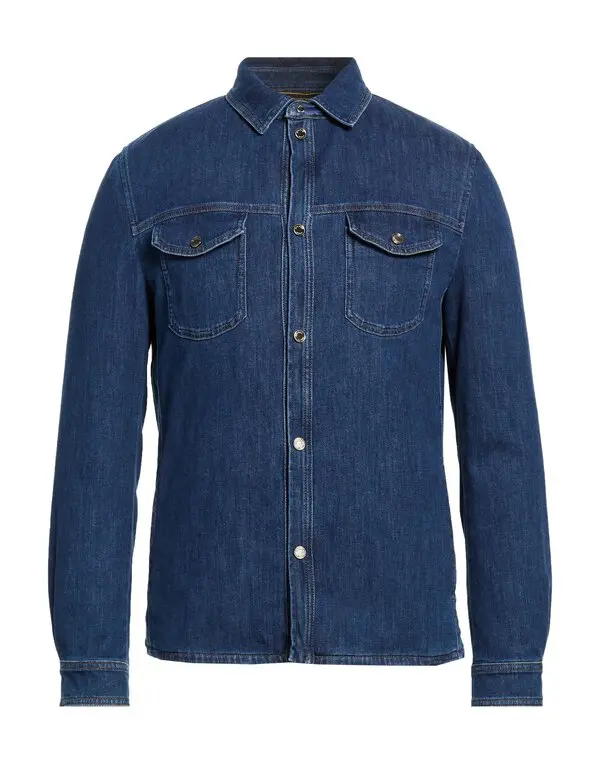 MOORER Denim Outerwear Size Cotton, Polyester, Elastane