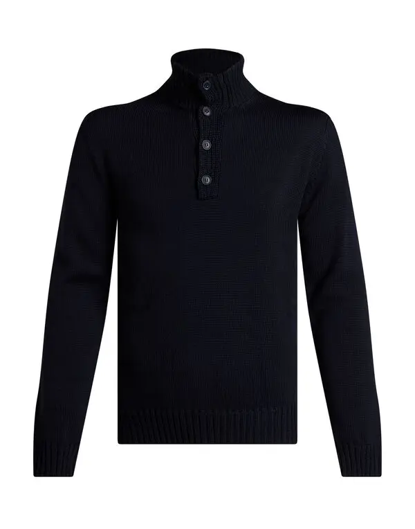 Alpha Studio Pastel Merino Wool Sweater - Blue