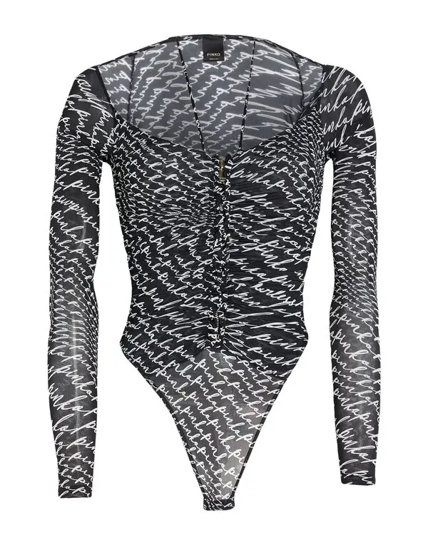 Pinko Bodysuit Size Polyamide, Elastane - Black