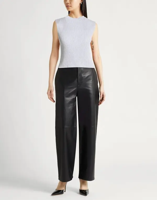 Peserico Ribbed Knit Top - Grey