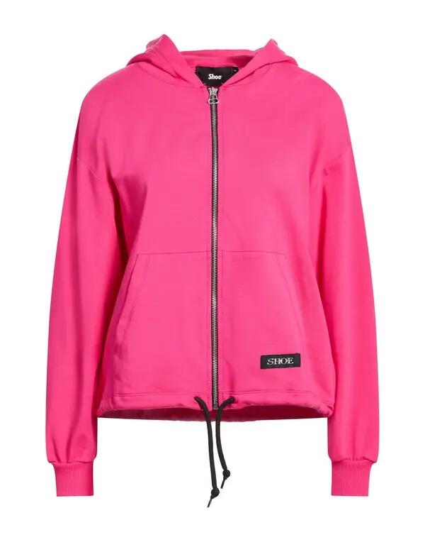 SHOE Sweatshirt Pastel Size Cotton, Elastane - Fuchsia
