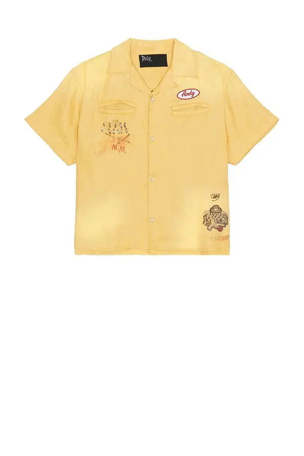 PALY HOLLYWOOD Montauk Short Sleeve Bowling Shirt