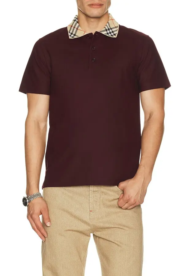 Burberry Evan Polo In Red