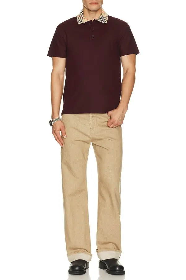 Burberry Evan Polo In Red