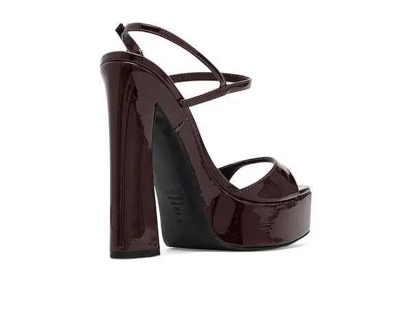Schutz Arlene Platform Sandals - Brown