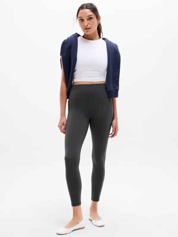 Athleta Salutation Pintuck High Rise 7/8 Legging
