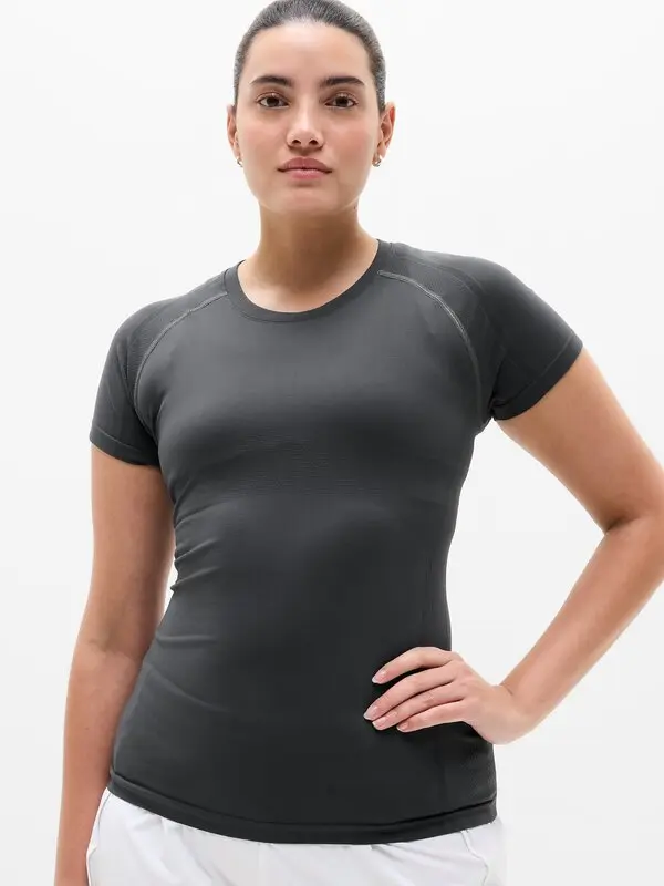Athleta Momentum Flex Tee - Ash