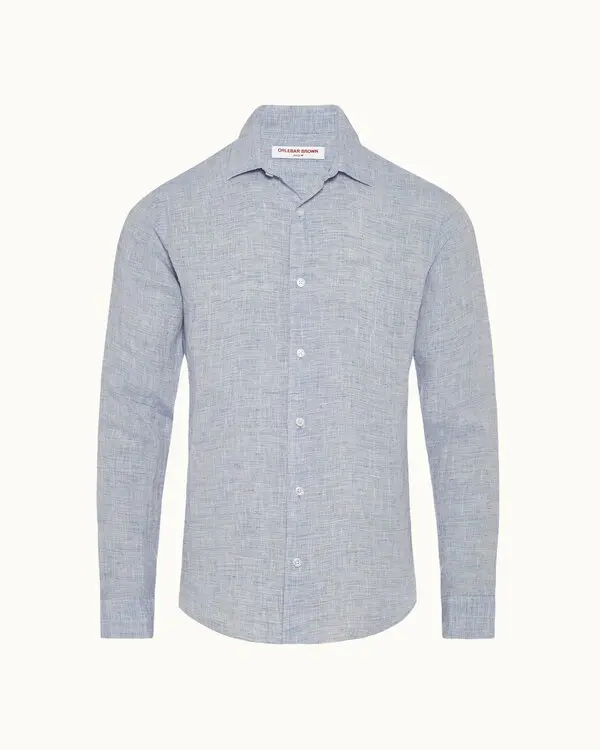 Orlebar Brown White Tailored-fit Shirt