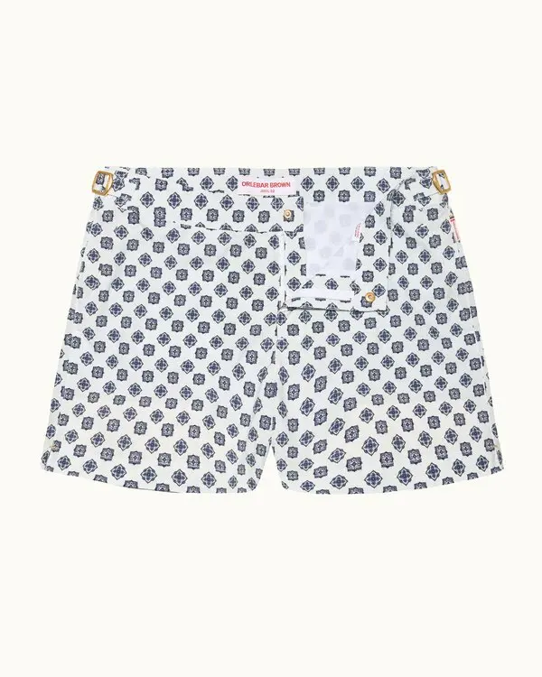 Orlebar Brown Shorter Length Swim Shorts In Luminis Print