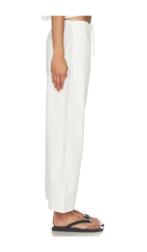 LESET Kyoto Carpenter Pant In White