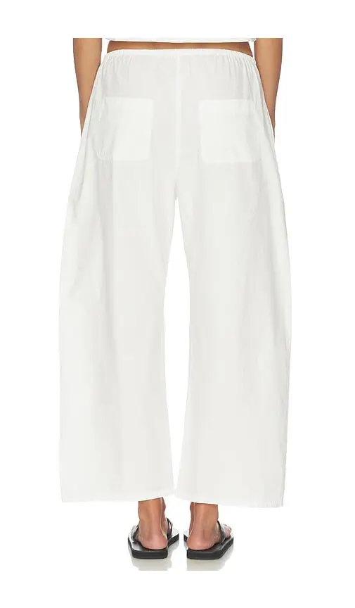 LESET Kyoto Carpenter Pant In White