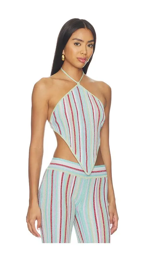 ASTA RESORT Marielle Top In Green