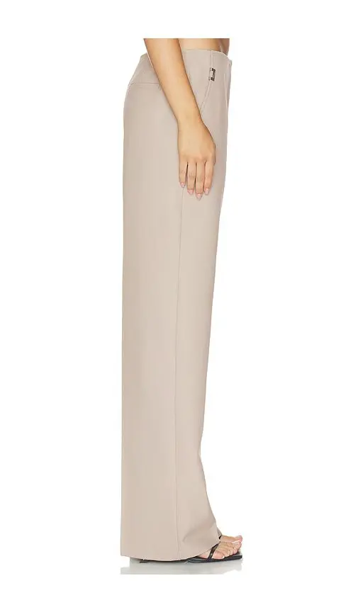 HAELO Straight Leg Trouser In Beige