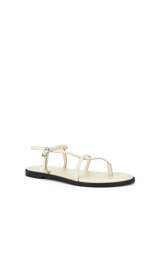 Free People Corsica Strappy Sandal In Ivory
