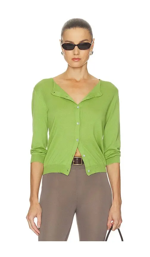 GEEL Olivia Cardigan In Green