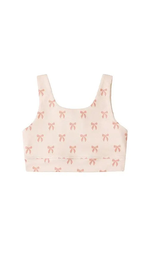 RYLEE + CRU Swift Sports Bra In Pink