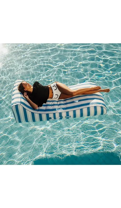 FUNBOY Fabric Sunbed In Blue