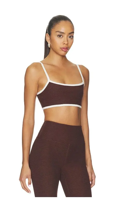 Year Of Ours Perfect Stretch Bralette In Brown