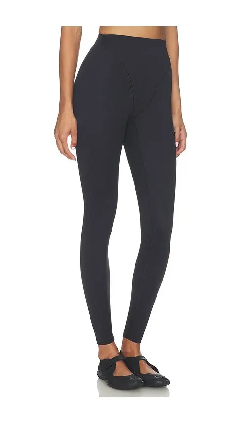 NIKESKIMS Matte Corset Leggings In Black