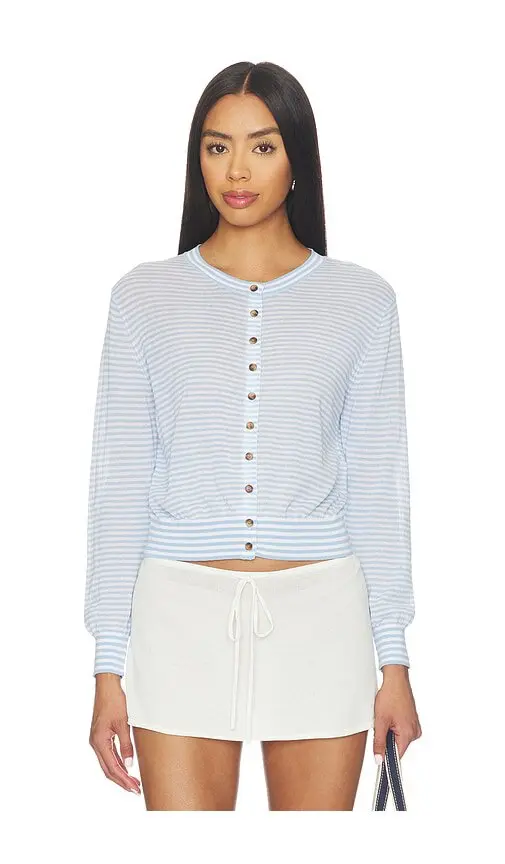 Ciao Lucia Hydra Cardigan In Blue - Periwinkle