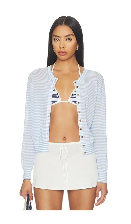Ciao Lucia Hydra Cardigan In Blue