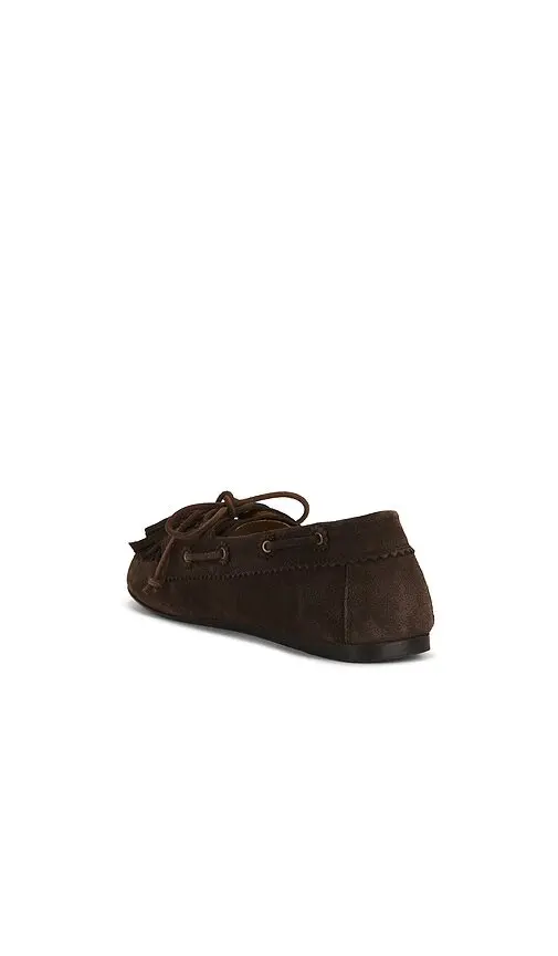 Isabel Marant Étoile Fersi Suede Loafers - Chocolate