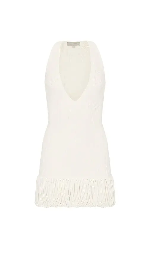 HAELO Draped Loop Mini Dress