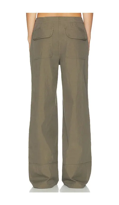 HAELO Straight Leg Cargo Pant - Army