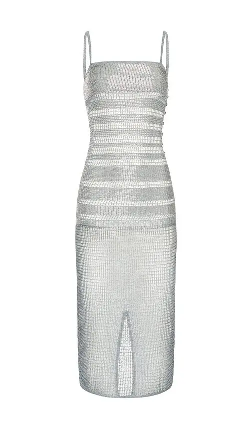 HAELO Gradiated Embellished Dress