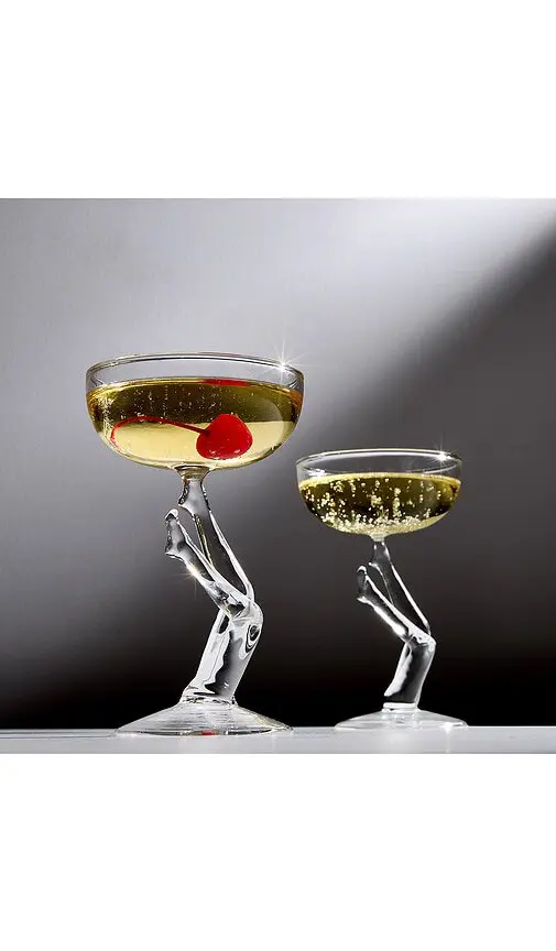 FAZEEK Tip Toe Coupe Glasses Set Of 2