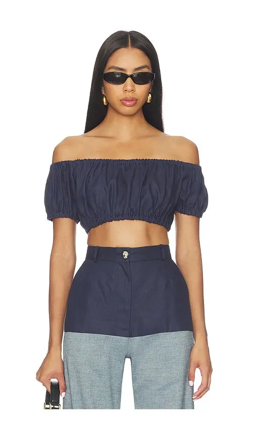 Matthew Bruch Bubble Crop Top