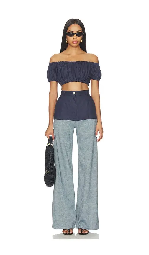 Matthew Bruch Bubble Crop Top