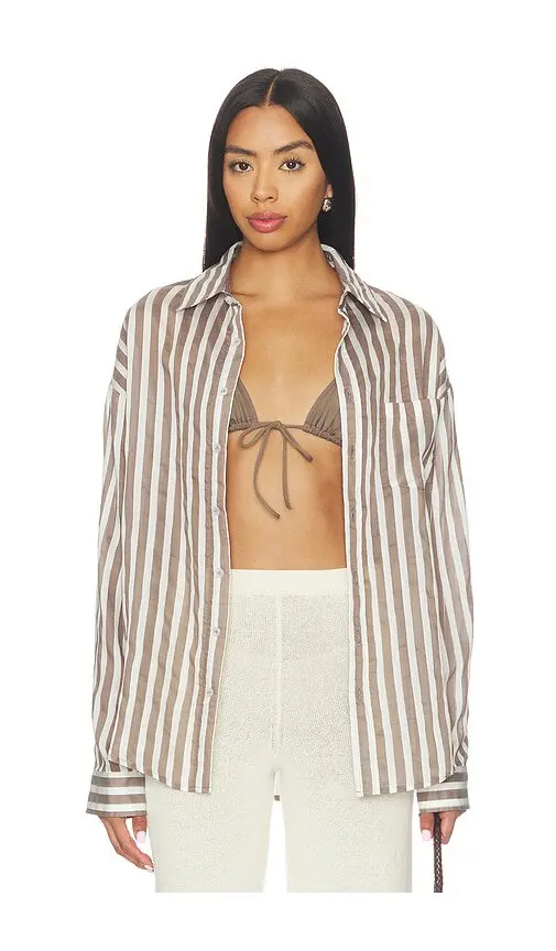 ALL THE WAYS Minnie Button Down Top