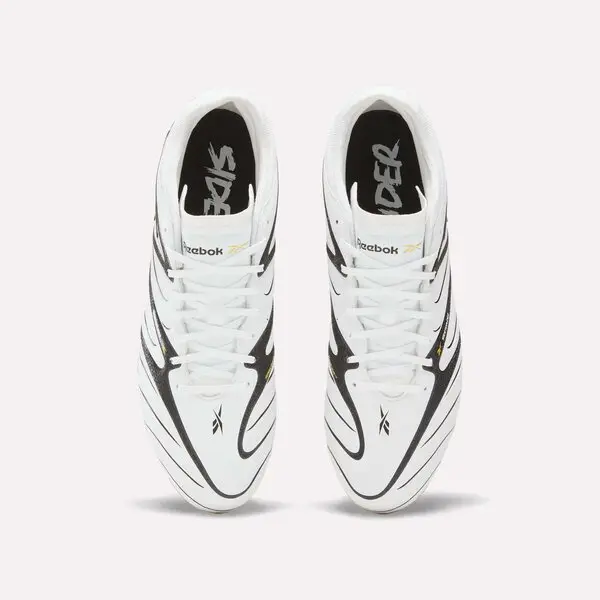 REEBOK Sidewinder 26 Pro Firm Ground Soccer Cleats - White/black/silver