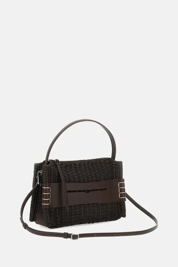 JW Anderson Braided Leather Loafer Bag