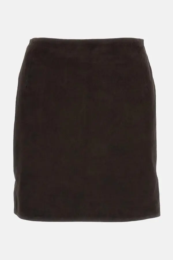 ROTATE BY BIRGER CHRISTENSEN Suede Mini Skirt