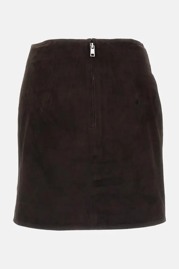 ROTATE BY BIRGER CHRISTENSEN Suede Mini Skirt