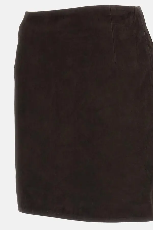 ROTATE BY BIRGER CHRISTENSEN Suede Mini Skirt