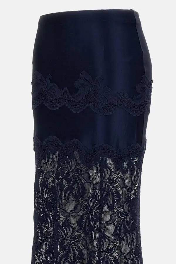 Rabanne Lace Midi Skirt