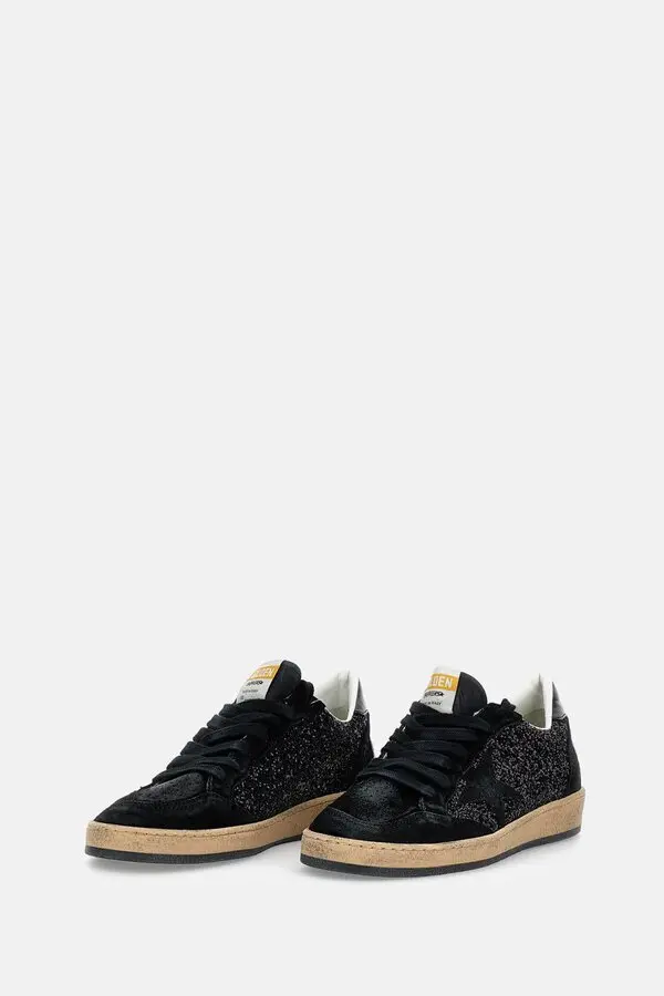 GOLDEN GOOSE Ballstar Sneakers With Glitter Upper